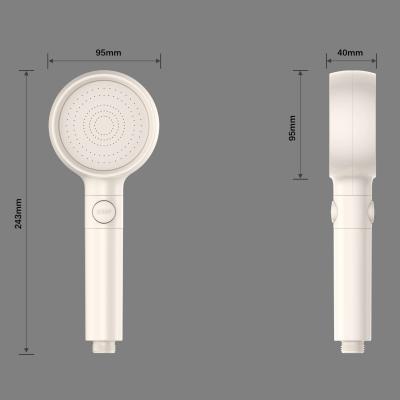 China High Pressure Water Saving Shower Head Chlorine Removing Water Purifying Shower Head Multi Mode Water Output for sale