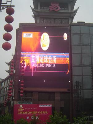 Cina Video esposizione di pubblicità sincrona P20 del LED per 800W all'aperto/㎡ 2500dot/㎡ in vendita