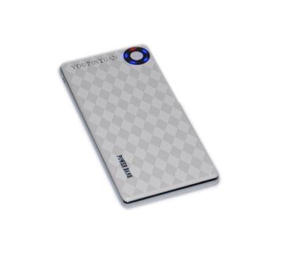 Cina tassa veloce 6000mah di USB della Banca ultra sottile ricaricabile di potere, grigia in vendita