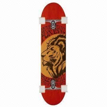 China Plataformas vermelhas do skate da criatura, plataforma de bambu do skate à venda