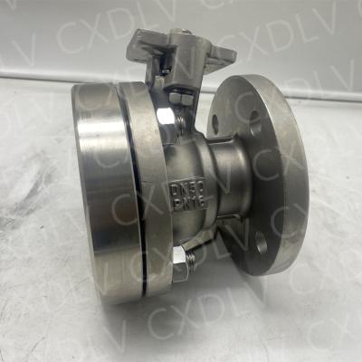 Stainless Steel Tank Bottom Flanged Ball Valve with Diameter Change for Industrial Fluid Control