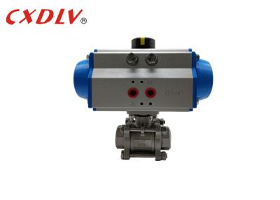 China Convenient Monitoring Pneumatic Actuated Ball Valve for Seamless Integration with Limit Switch Box for sale