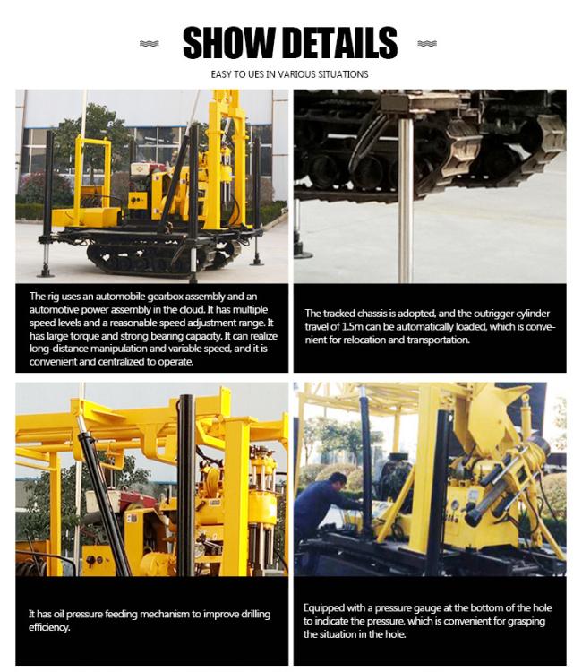 Close-up view of ST 200 Drilling Rig components