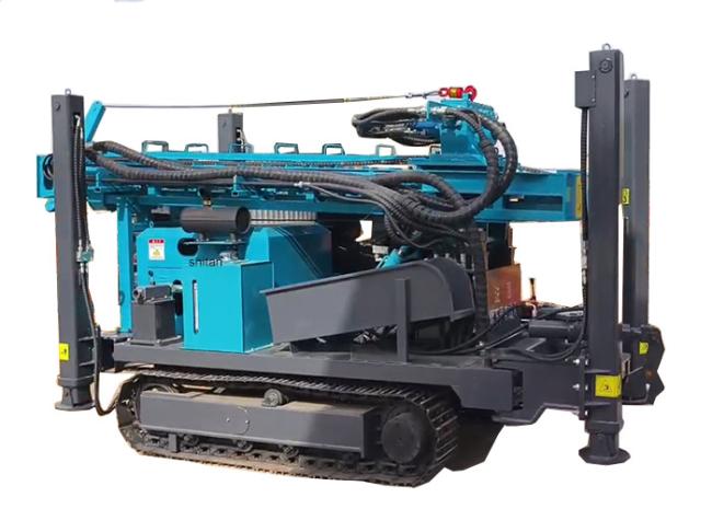 ST400 Crawler Water Well Drilling Rig in operation