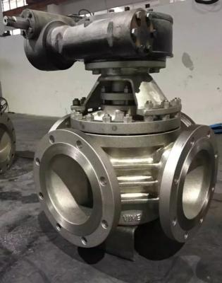 Cina 150LB distribuzione bronzea di alluminio L tipo quattro modi API Plug Valve in vendita