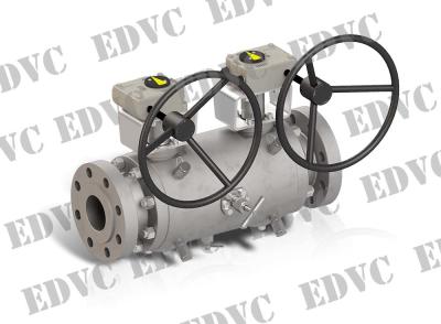 Cina DN 50-1400 API Ball Valve WCB CF8M Single Double Block e valvola a sfera di scarico in vendita