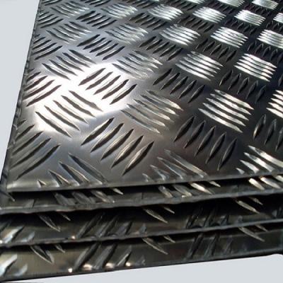 China No-Skid Chequered Plates Stair Treads, Elevator Floor, Truck Beds and Rails Aluminum Plate Sheet for sale