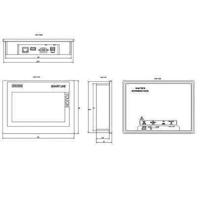 Китай Сеть Ethernet SIMATIC Комфортные панели SIMATIC HMI Smart 1000 IE V4 6AV6648-0DC11-3AX0 продается