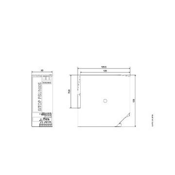Cina SITOP PSU100S 24V/5A Uscita 120/230V AC Input 6EP1333-2BA20 per prodotti industriali in vendita