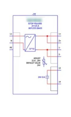 Cina SITOP PSU100S 24V/5A Uscita 120/230V AC Input 6EP1333-2BA20 per prodotti industriali in vendita