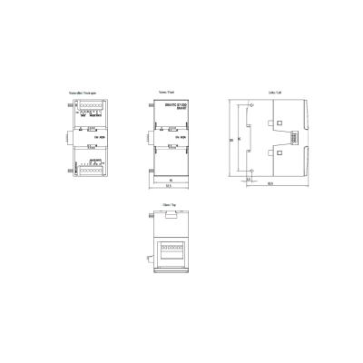 China Original do bocado 6ES72883AE040AA0 100% da manutenção programada AI04 AI 4x12 do módulo do PLC de Siemens S7-200SMART à venda