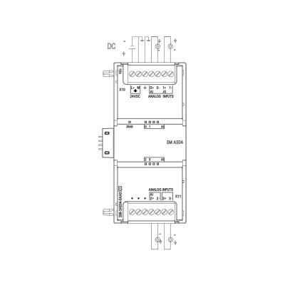 China Original do bocado 6ES72883AE040AA0 100% da manutenção programada AI04 AI 4x12 do módulo do PLC de Siemens S7-200SMART à venda