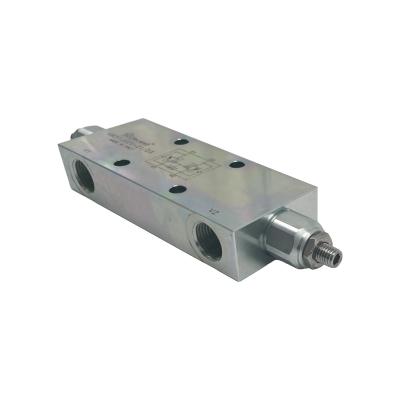 China Hydraulic Cylinder Matching Balance Valve VBCF1202S with Open Center Valve 243*59*29mm for sale