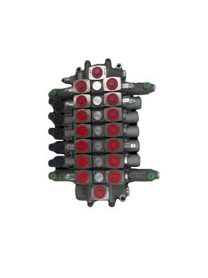 Cina Valvola di controllo direzionale idraulica di tipo HC-D6/7 7 bobine 100L/min Flusso Pressione 350bar in vendita