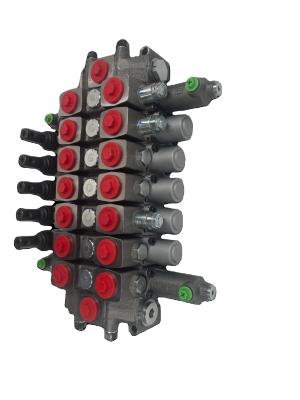 Cina Valvola di controllo direzionale idraulica di tipo HC-D6/7 7 bobine 100L/min Flusso Pressione 350bar in vendita