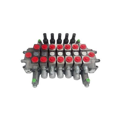 Cina Valvola di controllo direzionale idraulica di tipo HC-D6/7 7 bobine 100L/min Flusso Pressione 350bar in vendita