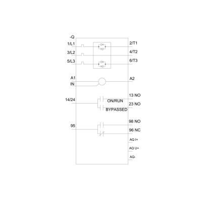 Cina Siemens 3RW50556AB14 Soft Starter 200-480V 143A 110-250V AC terminali a vite uscita analoga in vendita