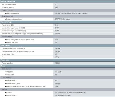 Chine Excellent 6ES7315-2EH14-0AB0 SIMATIC S7-300 CPU 315-2PN/DP avec une mémoire de travail de 384KB à vendre