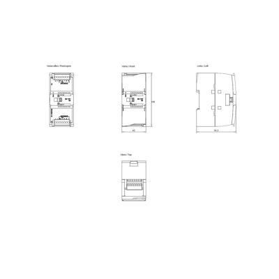 China SIMATIC S7-1200 Digitale Invoer SM 1221 8 DI 24 V DC Sink/Source PLC 6ES7221-1BF32-0XB0 Te koop