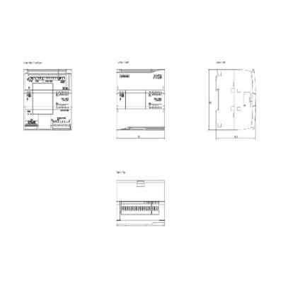 China SIMATIC S7-1200 CPU 1212C Compact CPU DC/DC/DC 6ES7212-1AE40-0XB0 in originele verpakking Te koop