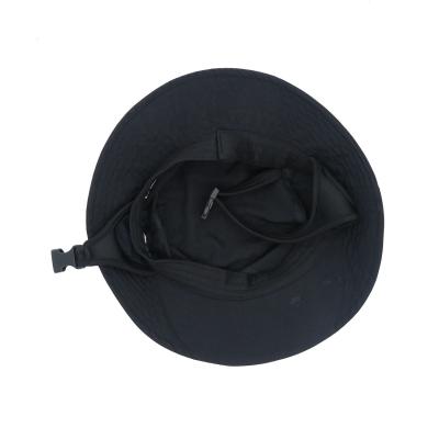 Chine Image Chapeau de surf imperméable à l'eau imperméable au vent réglable à la barbe du menton Chapeau de protection solaire noir à vendre