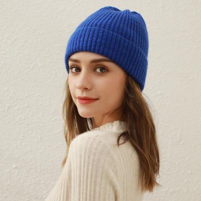 Chine Chapeau en laine de cachemire durable pour filles et femmes Chapeaux tricotés d'automne à hiver à vendre