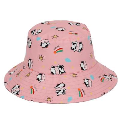 Chine Gardez vos enfants en sécurité et élégants avec le chapeau de soleil de sublimation de vache de dessin animé toute l'année à vendre