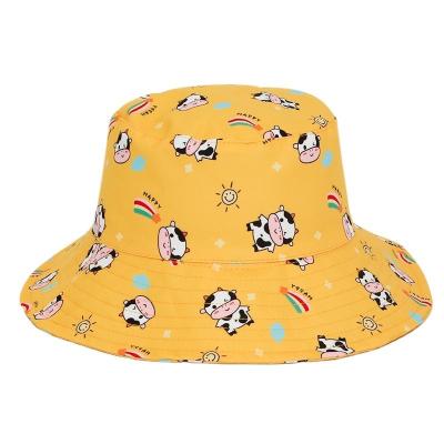 Chine Gardez vos enfants en sécurité et élégants avec le chapeau de soleil de sublimation de vache de dessin animé toute l'année à vendre