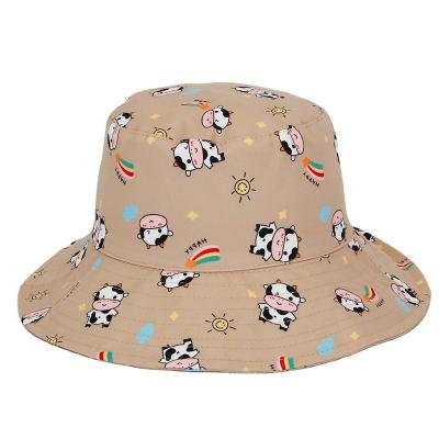 Chine Gardez vos enfants en sécurité et élégants avec le chapeau de soleil de sublimation de vache de dessin animé toute l'année à vendre