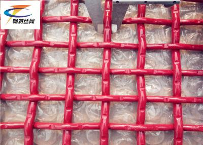 Cina Superficie piana dello schermo del nastro metallico del acciaio al carbonio, resistenza dell'acido della maglia dello schermo della cava in vendita