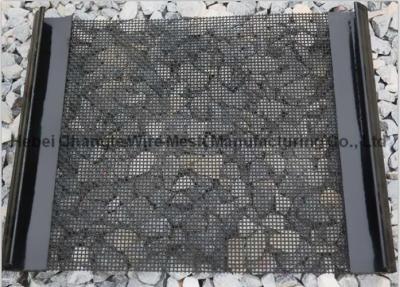 Cina Schermo della sabbia della rete metallica di filo zincato, tipo setaccio a maglie dell'arpa autopulente del nastro metallico di T in vendita