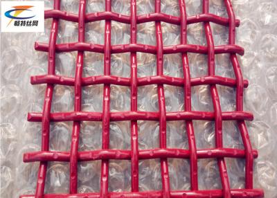 Cina Il acciaio al carbonio che vibra la maglia resistente dello schermo, PVC ha ricoperto la maglia tessuta dello schermo di cavo in vendita