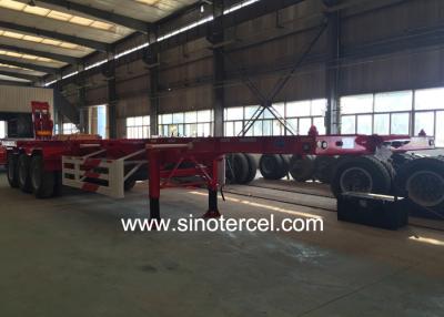 JOST 28ton Shipping Container Semi Trailer 40ft Flatbed Semi Trailer With ABS