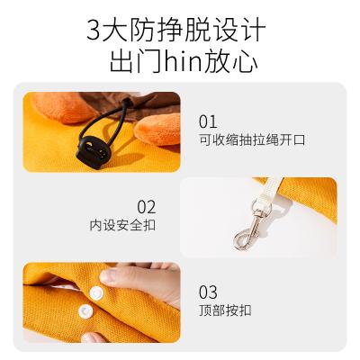 中国 覗き窓付きキャンバス猫用キャリーバックパック - 調節可能なストラップ 販売のため