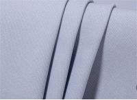 Quality Stiff Smooth Woven Polyester Rayon Blend Fabric Spandex Grey Colour for sale