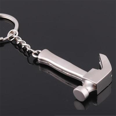 Cina Wholesale Tool Horn Souvenir Spot Sheep Claw Hammer Metal Tool Logo Can Be Added Key Chain Key Chain in vendita