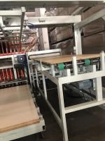 Quality Full Automatic MDF Short Cycle Melamine Laminated Hot Press Making Machine for sale