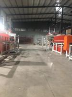 Quality 15KW Short Cycle Hot Press Laminating Line For Furniture Board 1200 ton for sale