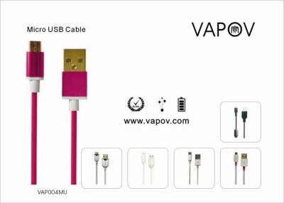China Micro USB data and charging cable For Samsung / Android mobile phone for sale