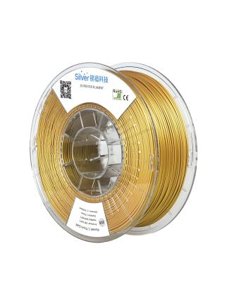 Cina 3d printing filament metal pla filament metal 3d printer filament metallic color gold/metallic PLA silver/bronze/copper 1.75mm in vendita