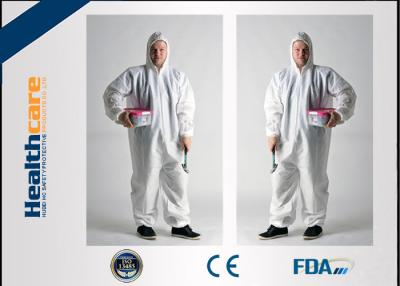 China Kleren van het de Toga'swerk van het stofbewijs de Beschikbare Beschermende voor het Ziekenhuis/Chemische producten/Industrie Te koop