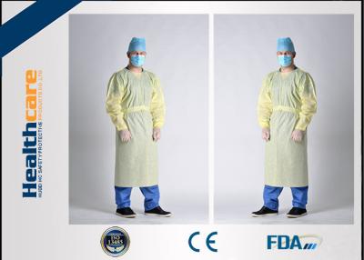 China Waterproof SBPP+PE Disposable Protective Gowns ,SMS Surgical Gowns Standard Sterile for sale