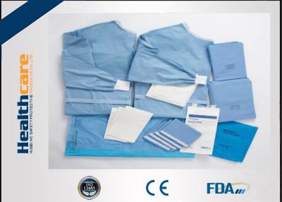 Chine Paquets chirurgicaux jetables non tissés de film d'unité centrale Brain Surgery Set With Adhesive/trou à vendre