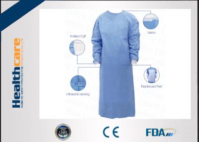 中国 手術室のための EO の生殖不能の 20~55gsm の使い捨て可能な防護服 販売のため