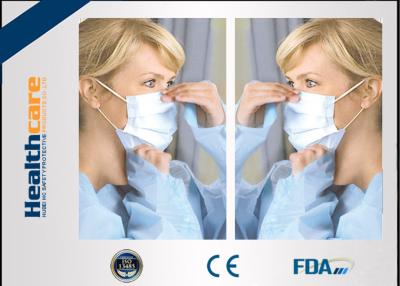 China Beschikbare Steriele Chirurgische Maskers, het Medische Gebruik van het Gezichtsmasker voor Mondbescherming Te koop