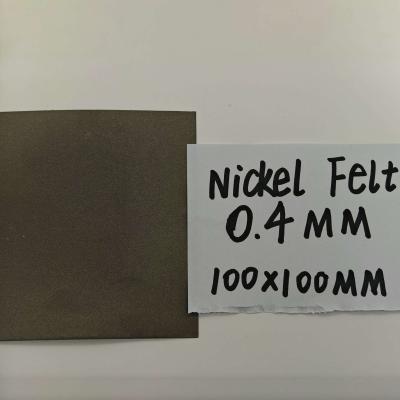 Laser Cutting Porous Nickel Felt High Temperature Sintering Metal Fiber Felt