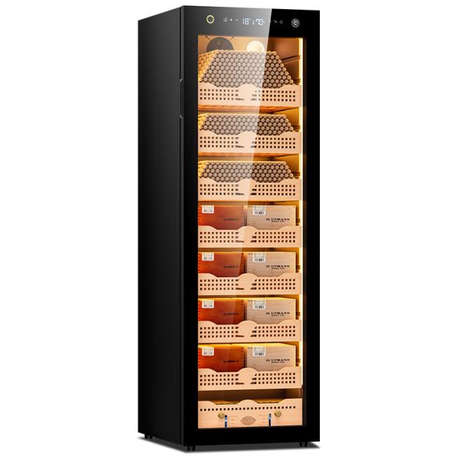 Dual-Zone Wine & Cigar Cooler Humidifier Luxury Constant Temperature Storage Cabinet Dual-Zone Wine & Cigar Cooler Humidifier Luxury Constant Temperature Storage Cabinet