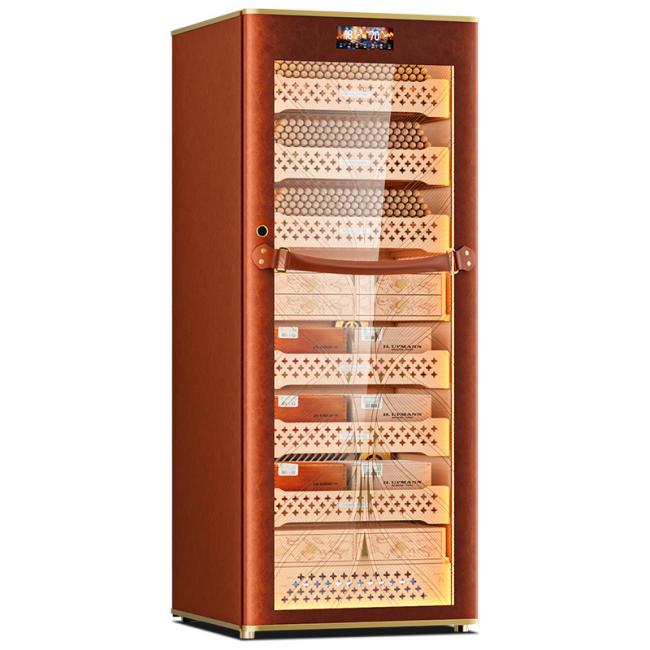 Dual-Zone Wine & Cigar Cooler Humidifier Luxury Constant Temperature Storage Cabinet Dual-Zone Wine & Cigar Cooler Humidifier Luxury Constant Temperature Storage Cabinet