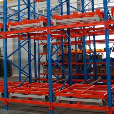 Cina Scaffalature di pallet ricoperte di polvere a spinta con 2-6 livelli in vendita