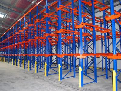 Cina Customizable Heavy Duty High Density Drive In Storage Racking With CE ISO Certification in vendita